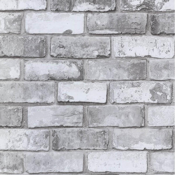 Debona Wallpaper White Brick Effect 6751 – The Untouchables
