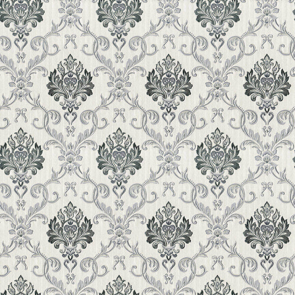 Debona Wallpaper 5022 Duplex Damask Grey – The Untouchables